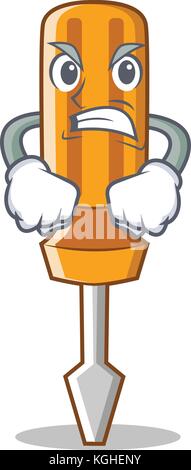 Angry screw character cartoon style Stock Vector Image & Art - Alamy