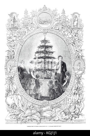 Christmas with Queen Victoria, Prince Albert, their children and Queen ...