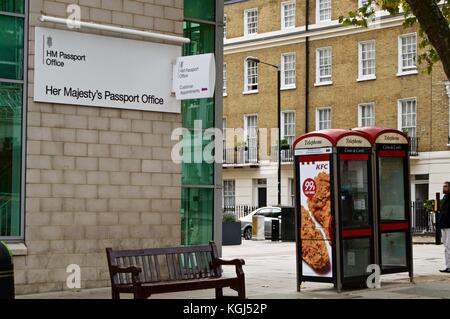 Passport Office at Eccleston Square, London Stock Photo - Alamy