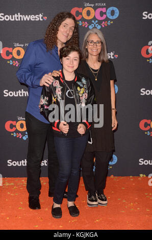 LOS ANGELES - NOV 8: Weird Al Yankovic, daughter Nina Yankovic, Suzanne ...