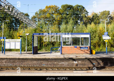 Train at Sandbach railway station Cheshire UK Stock Photo - Alamy