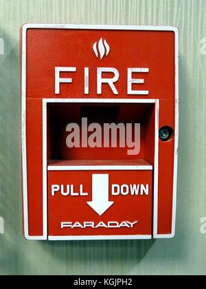 Fire Alarm Trigger Stock Photo - Alamy