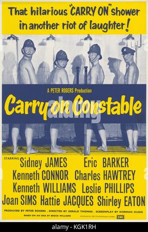 Carry on Constable (1960) , Film Poster Stock Photo - Alamy