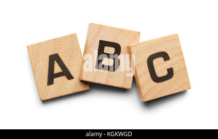 Alphabet Wood Tiles Isolated on a White Background Stock Photo - Alamy