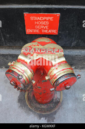New York City, Siamese hydrant, Siamese connection, fire department ...