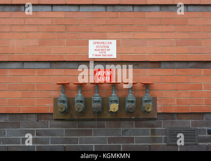 fire pump test connection on a building in Nashville Tennessee USA ...