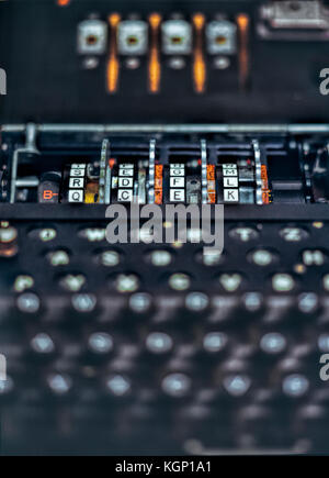 The Nazi German Enigma M4 cipher machine used during World War II ...