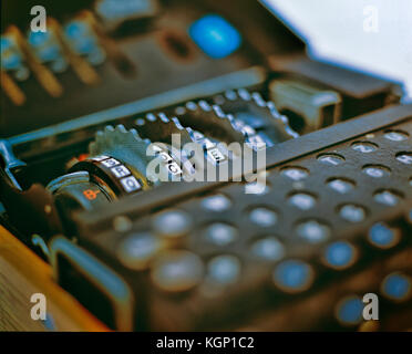 The Nazi German Enigma M4 cipher machine used during World War II ...