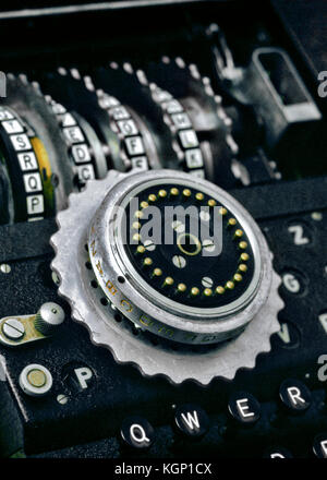 The Nazi German Enigma M4 cipher machine used during World War II ...
