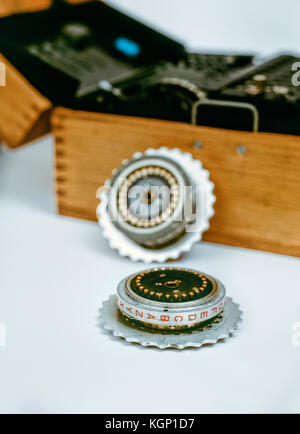 The Nazi German Enigma M4 cipher machine used during World War II ...