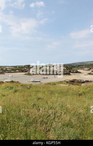 Island and beach in The Rosses Stock Photo - Alamy