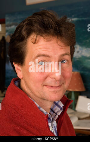 Artist Andrew Stock in his Somerset studio Stock Photo - Alamy