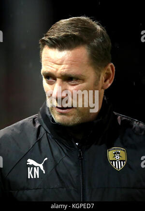 Notts County manager Kevin Nolan Stock Photo - Alamy