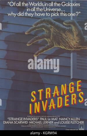 Strange Invaders (1983) Film poster Date: 1983 Stock Photo - Alamy
