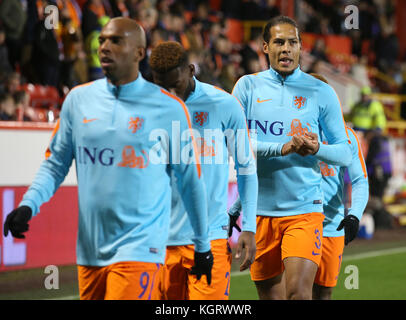 Virgil van Dijk of Netherlands before the FIFA World Cup Group F match ...