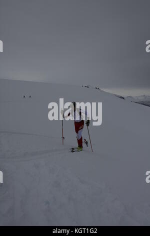 Skimountaineering World Cup Tromsø , Randonee Racing Stock Photo - Alamy
