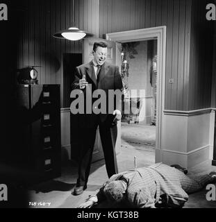 Who Done It (1956) , Denis Shaw, Belinda Lee Stock Photo - Alamy