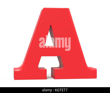 3D render red alphabet L, retro fat 3D font design Stock Photo - Alamy