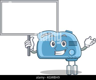 With board mixer character cartoon style Stock Vector Image & Art - Alamy