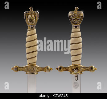 A 2nd model Kriegsmarine Nazi Germany ceremonial dagger Stock Photo - Alamy
