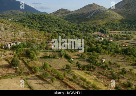 ALBANIA, Shkodra, small scale farming in albanian alps / ALBANIEN ...