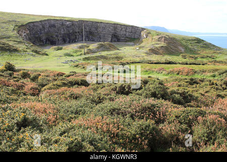 The Bishop's Quarry, Great Orme, Llandudno, North Wales, well known for ...