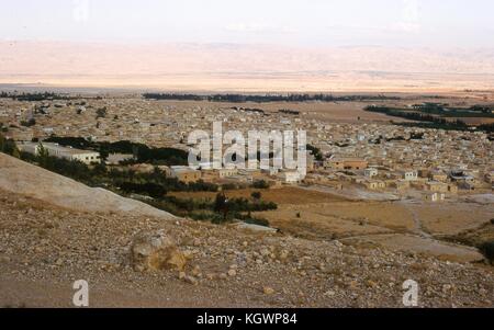 View of Mount Quarantania, known as the Mount of Temptation, northwest ...