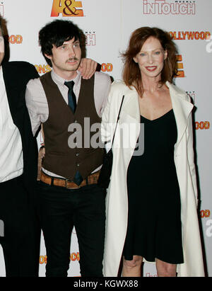 Les Moonves and his son, Adam Moonves arrive at the Spike TV Launch ...