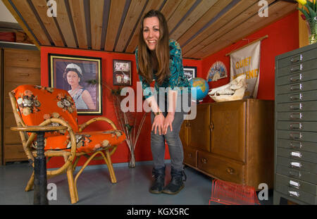 Artist and designer Lucy Turner Stock Photo - Alamy
