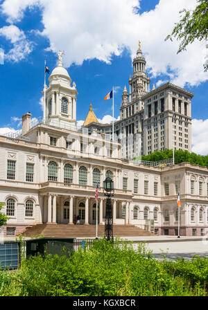 City Hall the Mayor's office Manhattan New York City United States of ...