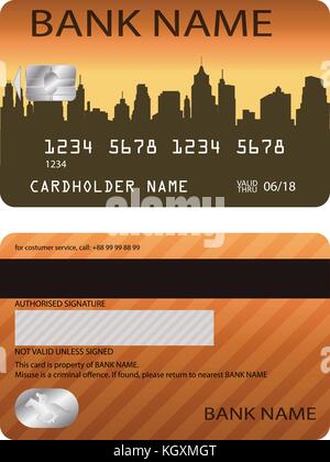 business electronic credit card in the hand Stock Vector Image & Art ...