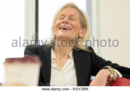 Zanny Minton Beddoes Editor-in-Chief of The Economist Stock Photo ...