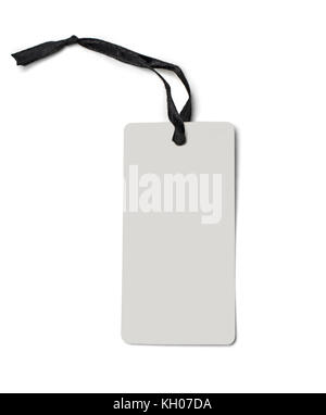 Empty shopping tag template. Isolated on white Stock Photo - Alamy