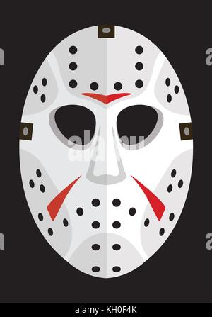 Horror hockey Mask for Halloween Stock Vector Image & Art - Alamy