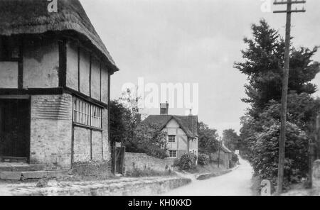 Vintage image of The Old Didcot showing council housing estate shortly ...