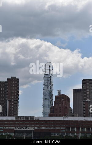 Jenga building at 56 Leonard Street Tribeca Manhattan NYC Stock Photo ...