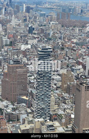 Jenga building at 56 Leonard Street Tribeca Manhattan NYC Stock Photo ...