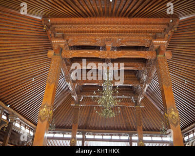 Interior of Javanese architecture in Jogjakarta, Central Java ...