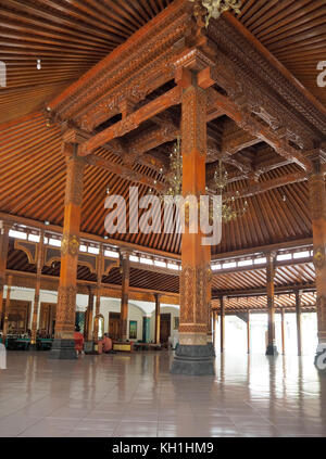 Interior of Javanese architecture in Jogjakarta, Central Java ...