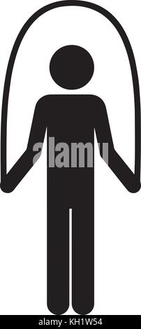 pictogram man and presentation board icon over white background ...