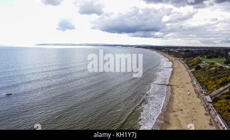 Beach front view at Bournemouth, Dorset, UK. Taken on 30th September ...