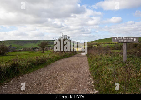 Views of the South Downs at Pyecombe, West Sussex Stock Photo - Alamy