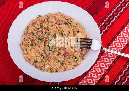 Mish mash - traditional Bulgarian dish Stock Photo - Alamy