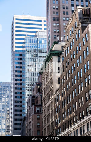 New York Skyscrapes reflected in windows Stock Photo - Alamy