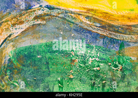 Abstract Informel Acrylic Painting Stock Photo - Alamy