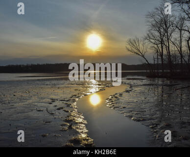 Jug Bay Wetlands Sanctuary Waterway in Lothian, Maryland Stock Photo ...