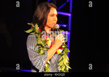 November 10, 2017 - United States Representative Tulsi Gabbard at the ...
