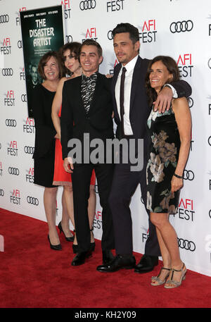 (L-R) Joanne Schermerhorn, Alison Brie, Dave Franco, James Franco, and ...