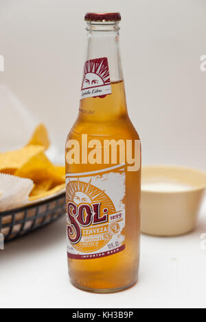Bottles of Sol Beer Stock Photo - Alamy