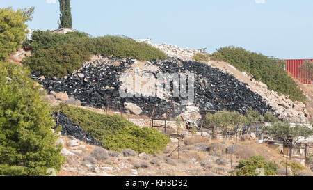 Pollution in Greece - Rubble left in nature Stock Photo - Alamy